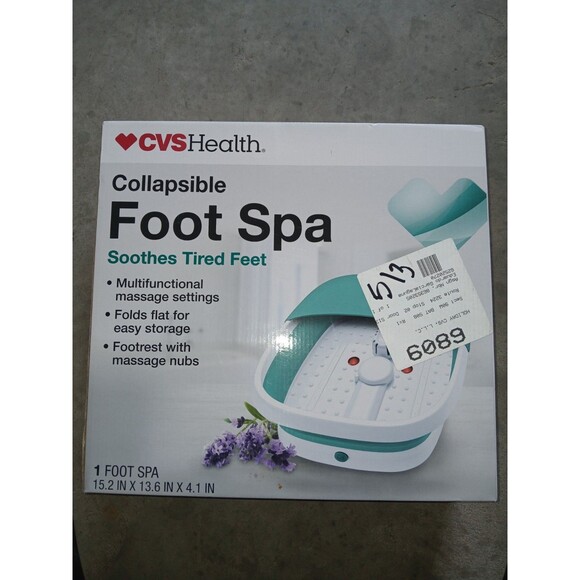 Foot Spa | Bath & Body | Cvs Health Collapsible Foot Spa In Green And ...
